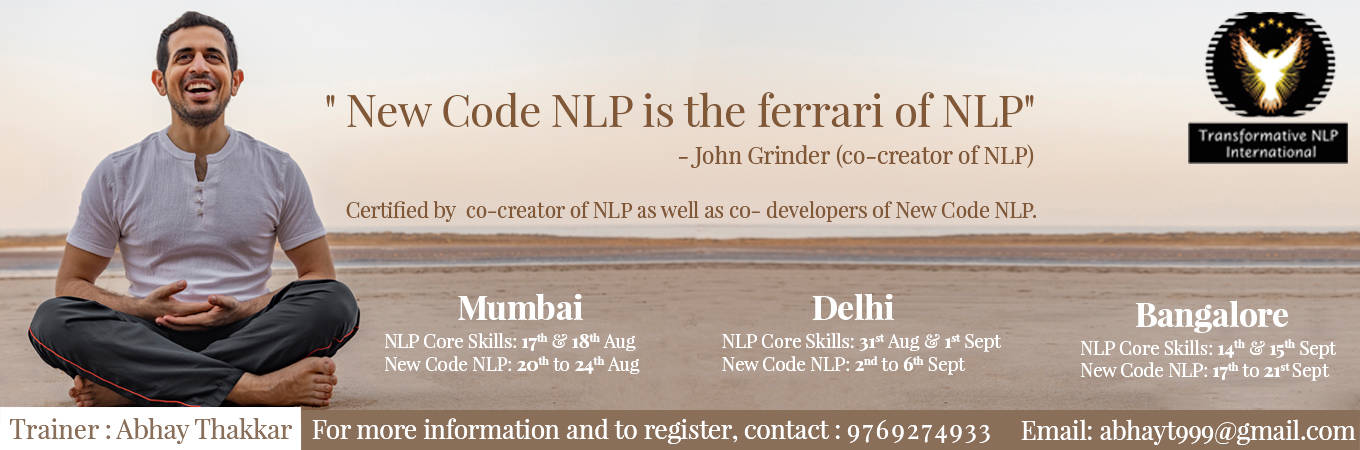 New Code NLP Workshop in Mumbai by Abhay Thakkar